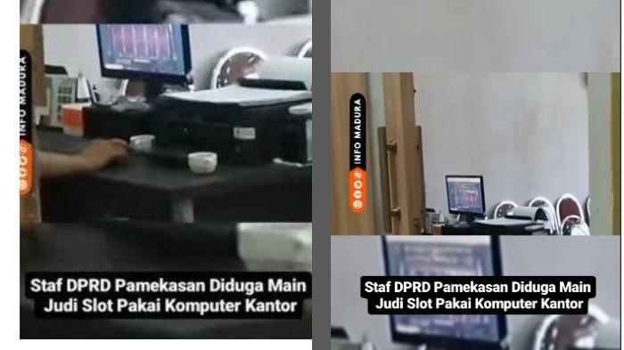 Viral Staf DPRD Pamekasan Diduga Main Judi Online Pakai Komputer Kantor, Berujung Kena Sanksi ...