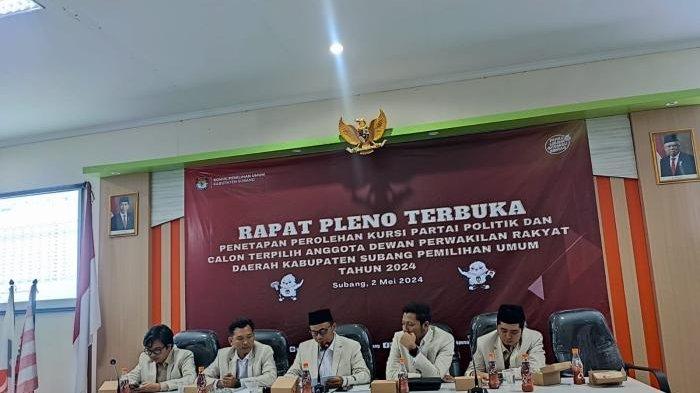 KPU Subang Resmi Tetapkan 50 Caleg Terpilih untuk DPRD Subang 2024-2029, Berikut Nama-namanya ...