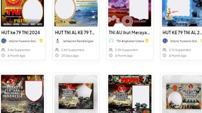 40 Link Twibbon HUT ke-79 TNI 2024 Desain Menarik dan Gratis, Lengkap Caption, Bagikan 5 Oktober ...