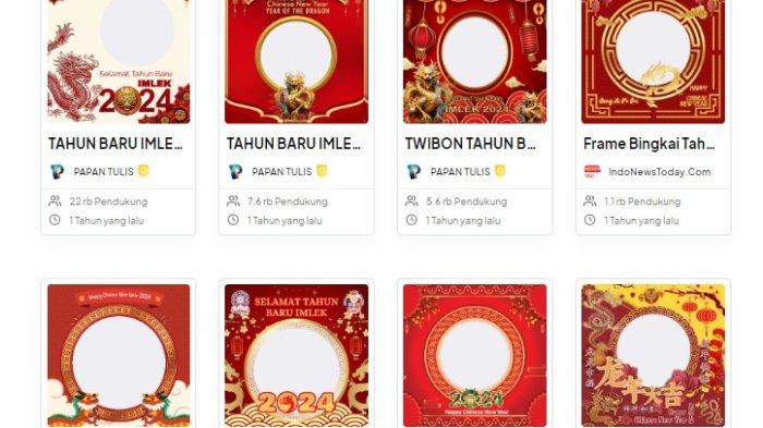 50 LINK Twibbon Tahun Baru Imlek 2024 Gratis & Menarik, Bagikan di Medsos, Lengkap Cara ...