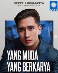 Verrel Bramasta, Caleg DPR RI Dapil Jabar 7, Siap Berkarya dan Mengabdi untuk Negara ...