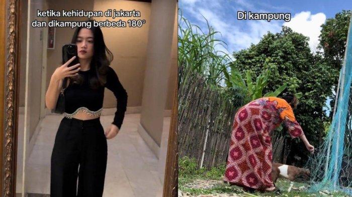 Viral, Aksi Gadis Jakarta Mudik ke Jambi, Penampilannya Berubah Drastis ...