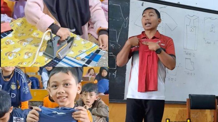 Viral, Guru di Cianjur Ajarkan Murid Setrika hingga Melipat Baju, Aksinya Tuai Pujian dari ...