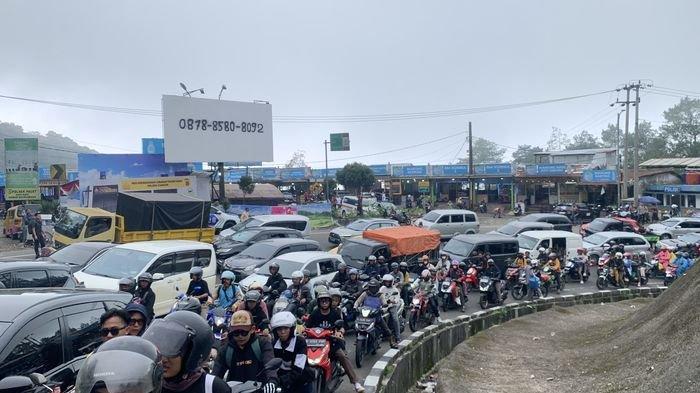 Arus Lalu Lintas di Kawasan Puncak Cianjur Padat, Sistem Satu Arah Akan Diberlakukan ...