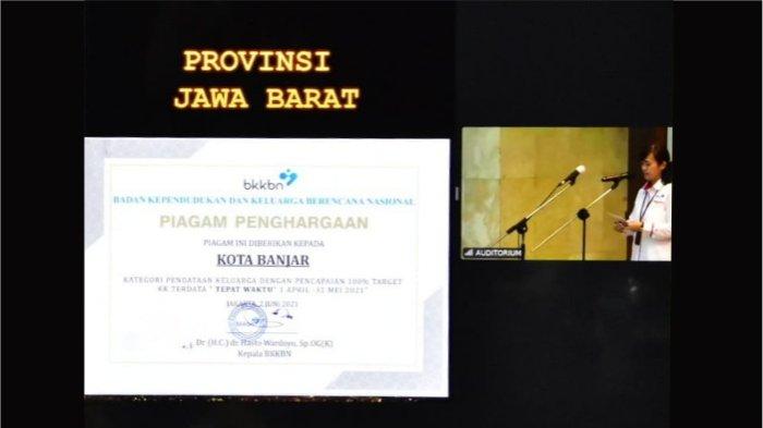 Kota Banjar Raih Penghargaan Kategori Pendataan Keluarga, Pencapaian 100% Terdata Tepat Waktu ...