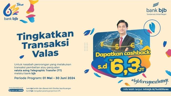 bank bjb Hadirkan Promo Cashback bjb Foreign Exchange, Transaksi di bjb ...