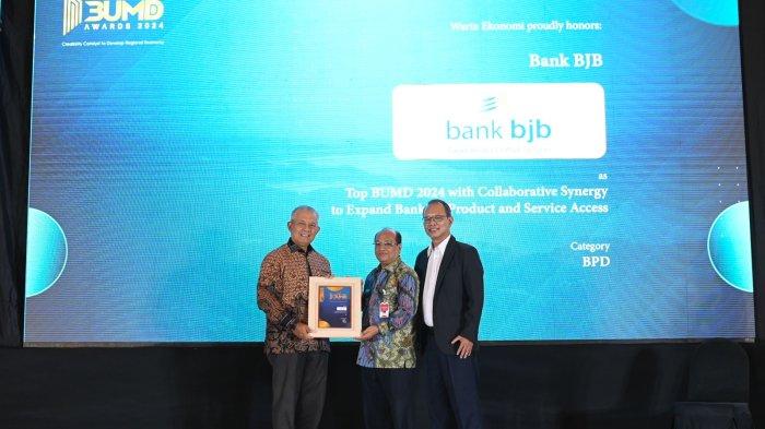 Akselerasi Ekonomi Daerah, bank bjb Raih Penghargaan di Ajang Best BUMD Award 2024 - Tribunjabar.id