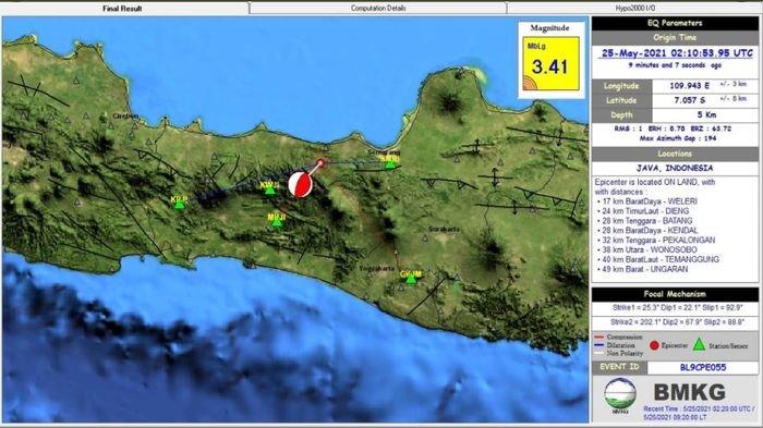 Baru Saja Terjadi Gempa Bumi Melanda Kendal Jawa Tengah, BMKG Imbau Periksa Bangunan ...