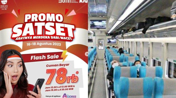 Siap-siap War Tiket Kereta! Promo Spesial HUT RI Harga Tiket KAI Rp 78 Ribu, Begini Cara ...