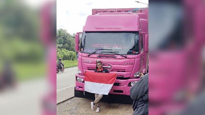Ini Dia Devi Nuraisyah, Perempuan Cantik Sopir Truk yang Viral, Ungkap ...