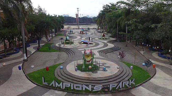 Begini Kondisi Taman Tegallega Bandung, Belum Selesai Dibangun, Sudah ...