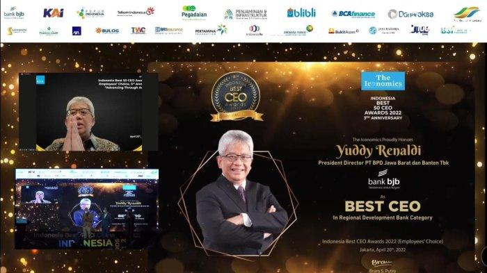 Dirut bank bjb Yuddy Renaldi Raih Indonesia Best CEO Awards 2022 ...