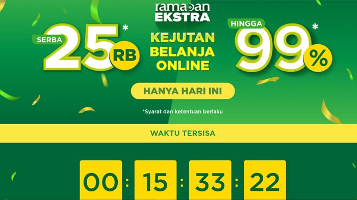 Hari ini! Flash Sale dan Diskon hingga 99 Persen di Tokopedia, Catat ...