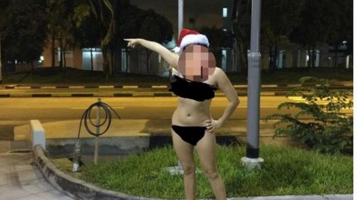 Wah, Foto Bugil di Tempat Umum Jadi Tren di Singapura - Tribunjabar.id