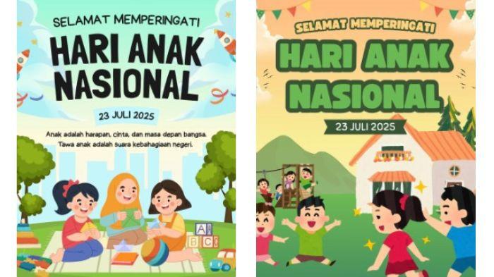 40 LINK Twibbon Hari Anak Nasional 2025 Gratis dan Menarik, Lengkap Cara Download dan Gunakan ...