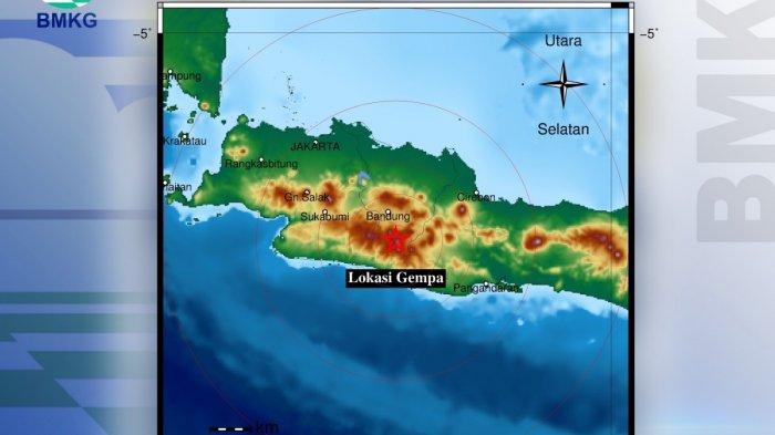 Baru Saja Terjadi, Gempa Bumi Tektonik Dirasakan di Kabupaten Bandung, BMKG Ingatkan Hal Ini ...