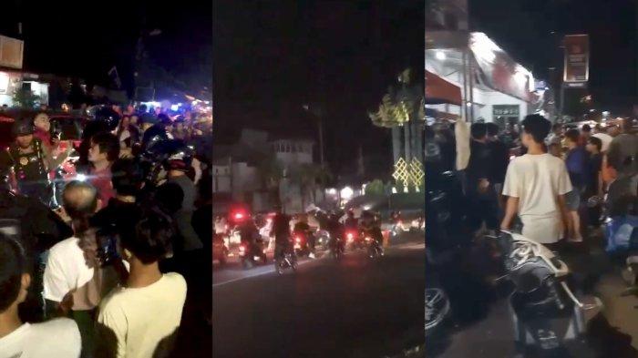 Kawanan Anggota Geng Motor Digebuki Massa, Konvoinya Dicegat Ratusan Warga Sambong Tasikmalaya ...