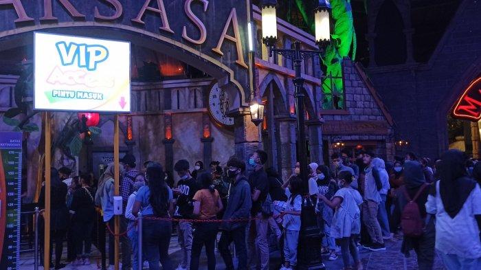 Hari Pertama Libur Panjang, Trans Studio Bandung Dibanjiri Pengunjung ...