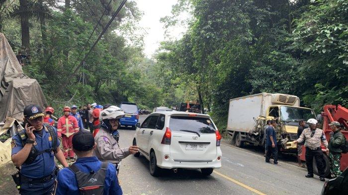 Korban Tewas Kecelakaan Maut di Jalur Puncak Tadi Pagi Ternyata Warga Jambi, Dia Sopir Truk ...