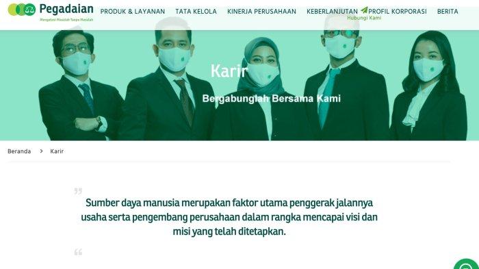 Dibuka Lowongan Kerja Bumn Terbaru Juni 2023 Pt Pegadaian Berikut