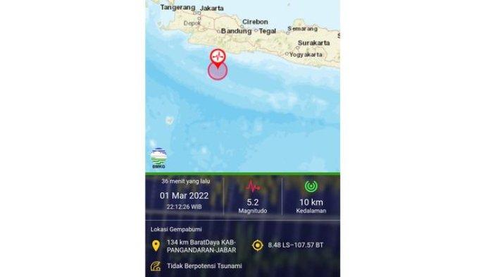 Gempa 5,2 Guncang Pangandaran Malam Ini, Namun Ada yang Tak Merasakan: Saking Fokusnya Nonton ...