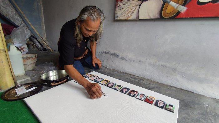 Mengenal Sosok Iwan Muri, Pelukis di Garut yang Melukis di Kanvas Kecil ...