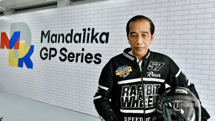 Keren! Outfit Jokowi Saat Jajal Sirkuit Mandalika Banyak yang Buatan ...