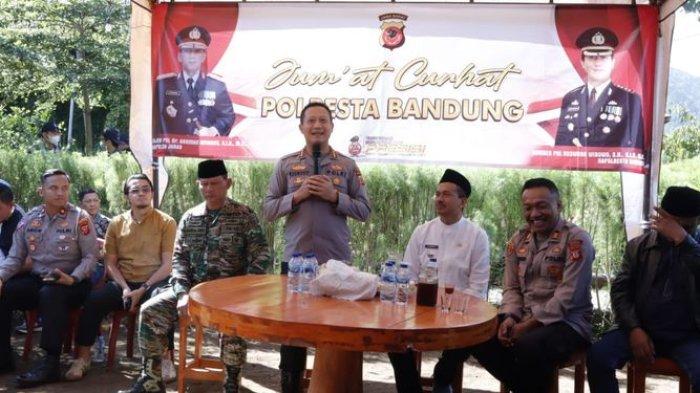 Jumat Curhat Polresta Bandung di Cikancung, Warga Keluhkan Motor Berknalpot Bising - Tribunjabar.id