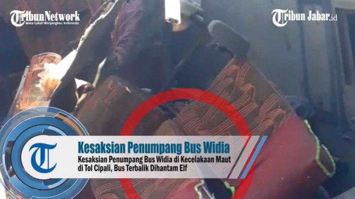 VIDEO Kesaksian Penumpang Bus Widia di Kecelakaan Maut di Tol Cipali ...