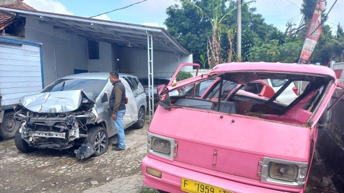 Begini Kondisi Dua Kendaraan yang Terlibat Kecelakaan Maut di Sukabumi, Rusak Parah hingga Ban ...
