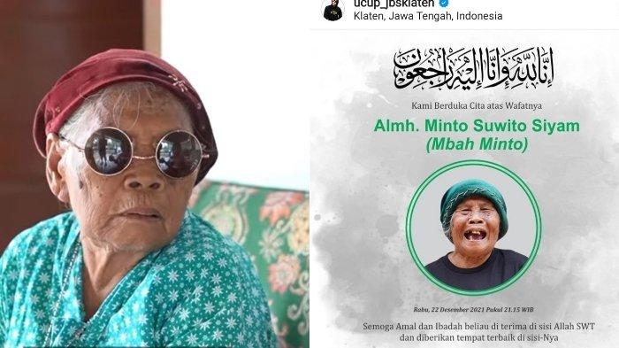 Konten Terakhir Mbah Minto Sebelum Meninggal, Aksi Lucunya dengan Ucup ...