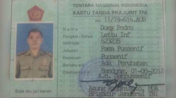 TERUNGKAP Keberadaan King of The King Dony Pedro, Berstatus TNI Aktif ...