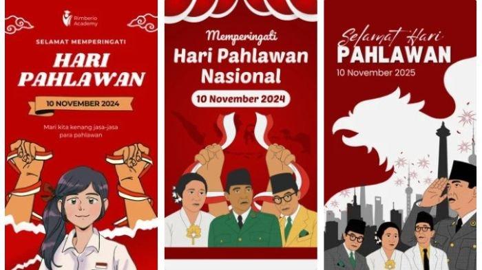 Download 30 Poster Hari Pahlawan 2024 untuk Ucapan di Medsos, Gratis dengan Desain Menarik ...