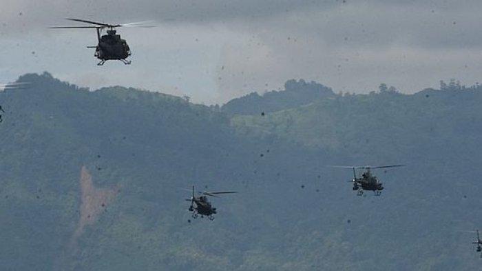 Delapan Helikopter Tempur TNI AD Unjuk Kemampuan Lumpuhkan Musuh di ...