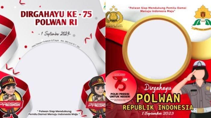 25 LINK Twibbon HUT Polwan ke-75 1 September 2023 untuk Ucapan di ...