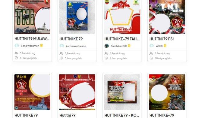 50 LINK Twibbon HUT Ke-79 TNI Gratis Tinggal Download untuk Ucapan di Medsos 5 Oktober 2024 ...