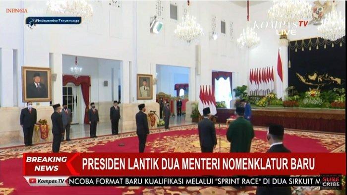 Link Live Streaming Pelantikan Menteri Baru, Presiden Jokowi Lantik 2 ...