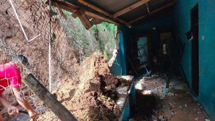 Diguyur Hujan, Tebing di Wanahayu Majalengka Longsor, Timpa Satu Rumah Warga - Tribunjabar.id