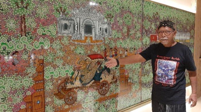 Indahnya Lukisan Kaca Raksasa di Bentani Hotel Cirebon, Pakai 9 Lapisan ...