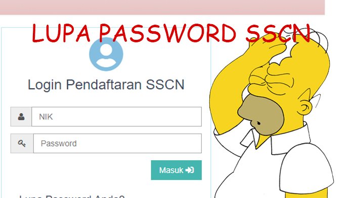 Lupa Password saat Login Akun SSCN? Begini Cara Mengatasinya, Dijamin ...
