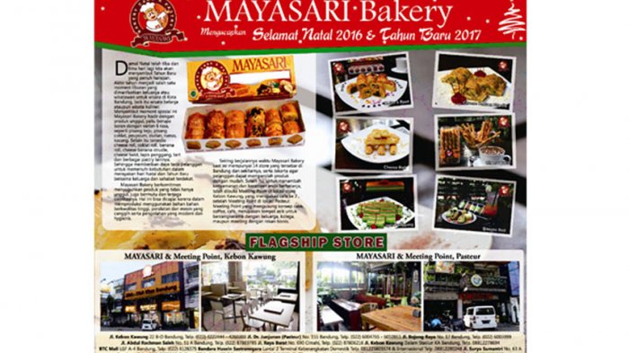 Mayasari Bakery Mengucapkan Selamat Natal 2016 dan Tahun Baru 2017 ...