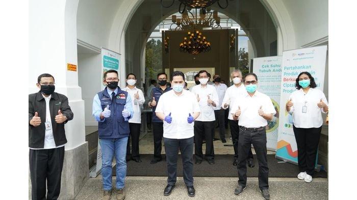 Kunjungi Bio Farma Erick Tohir Pastikan Bio Farma Siap Lawan Covid 19