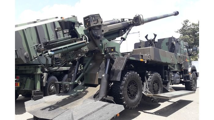 Meriam Caesar Milik Armed TNI AD Memiliki Daya Jangkau 40 Kilometer ...