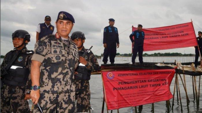 Pagar Laut Misterius Sepanjang 30,16 KM di Banten Hebohkan Publik, Kini Disegel Petugas KKP ...