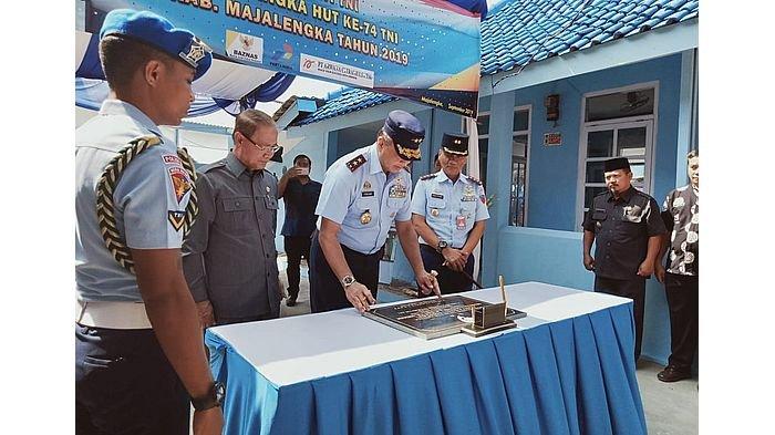 Momen Peringatan HUT ke-74 TNI Koopsau I, Panglima Koopsau I Resmikan ...