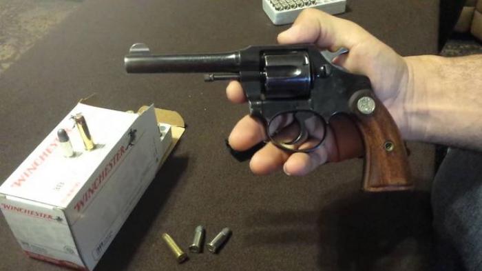 Pistol Revolver Polisi