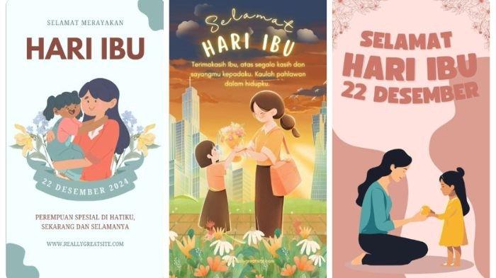 50 Poster Hari Ibu 2024 Gratis dengan Gambar Menarik, Download untuk Ucapan di IG hingga WA ...