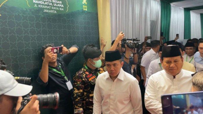 Prabowo Tiba di Kantor PBNU Ditemani Mayor Teddy, Gibran Sudah Nunggu,Langsung Jalan di Karpet ...