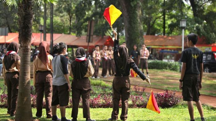 BERITA FOTO: Latihan Semapur di Taman Kota - Tribunjabar.id