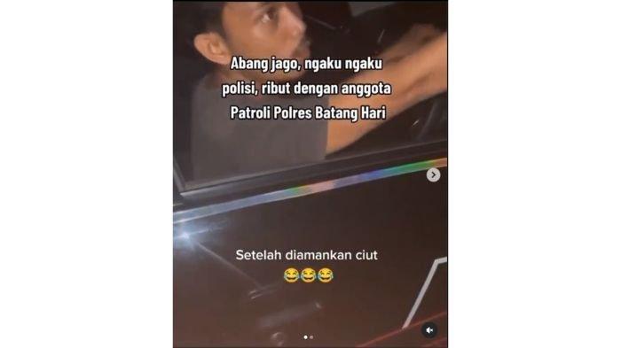 Viral Pria Ngaku Polisi Marah-marah Ajak Ribut Anggota Polres Batanghari, Sempat Nantang Duel ...